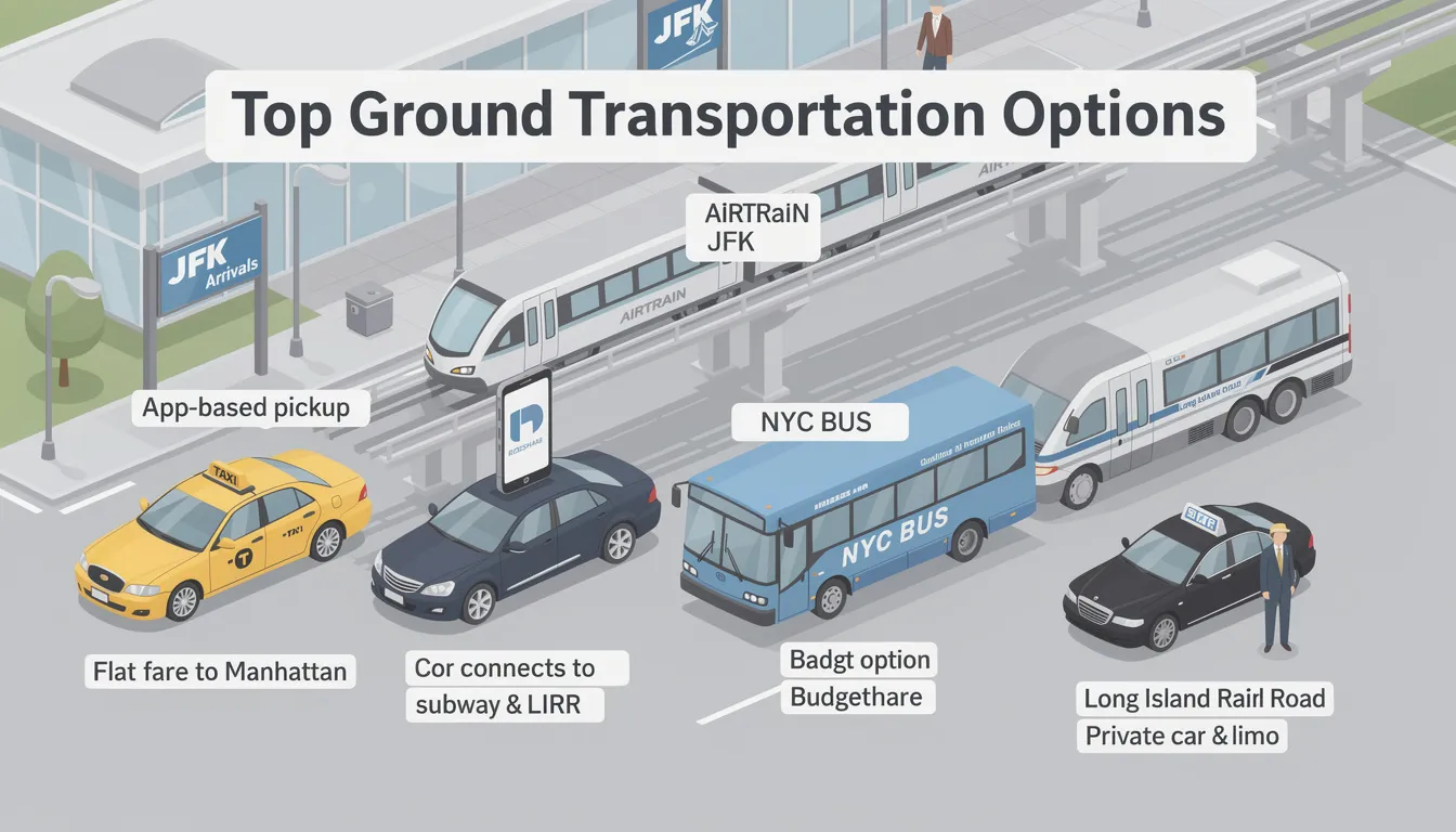 Top Options for Ground Transportation JFK: Taxis, Shuttles, and More ...